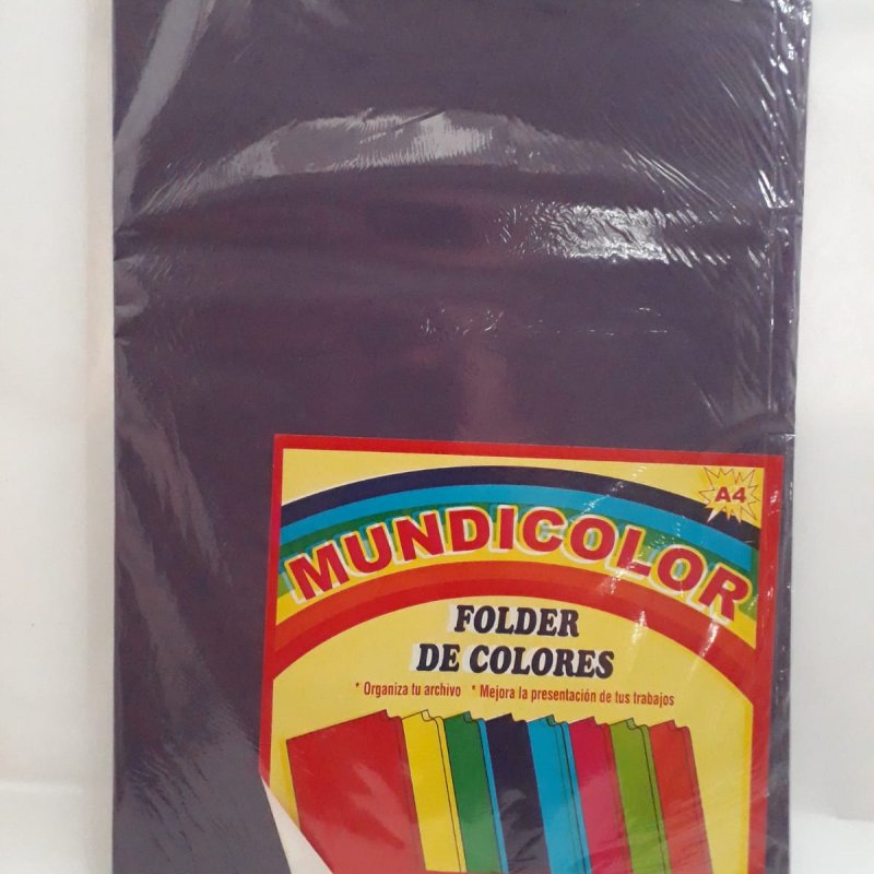 Folder a4 manila de color - morado - Papelera del Oriente ...