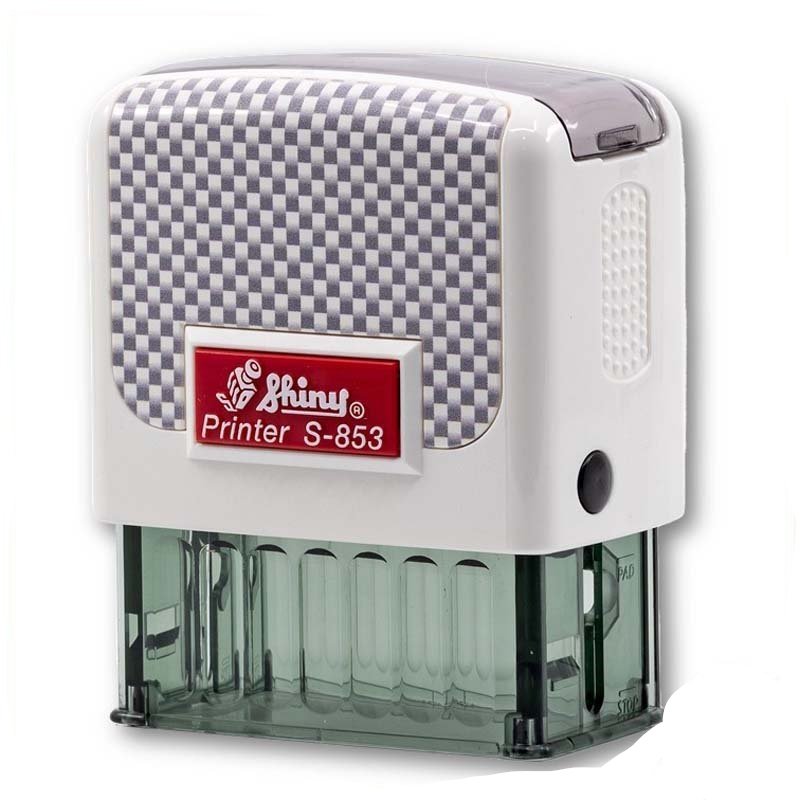 Sello shiny personal new printer s-853 blanco - Papelera del Oriente | Especialista en Papeles