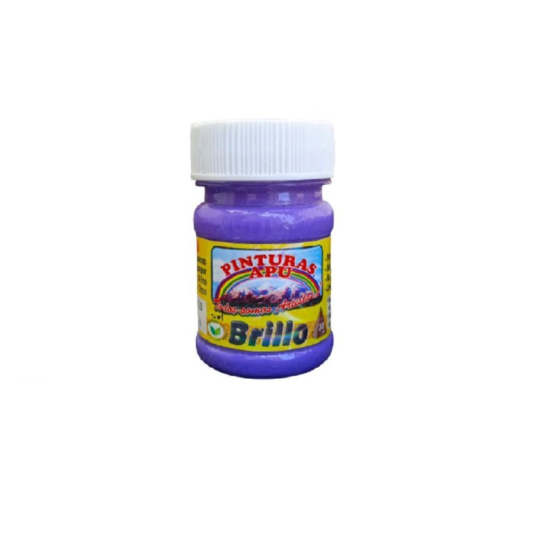 Pintura apu con brillo 30ml lila 18a - Papelera del Oriente ...