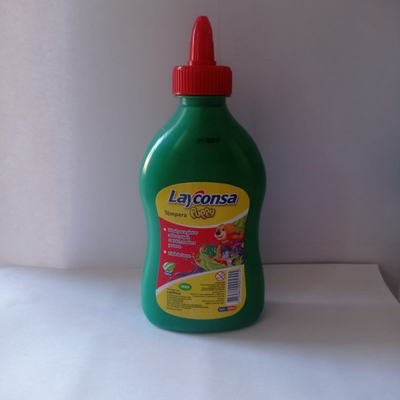 Tempera layconsa puppy x 250 cc verde c/dispensador - Papelera del ...