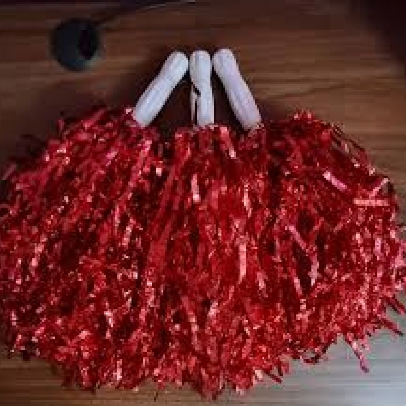 Pompones osmar color rojo metalico - Papelera del Oriente ...