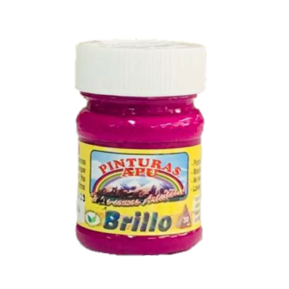 Pintura apu con brillo 30ml fucsia 23a - Papelera del Oriente ...