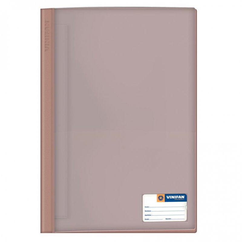 Folder vinifan tapa transparente marron 3093 - Papelera del Oriente ...