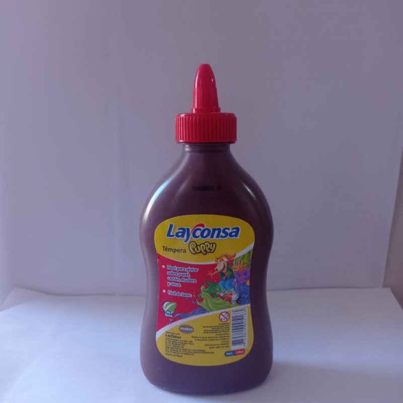Tempera layconsa puppy x 250 cc marron c/dispensador - Papelera del ...