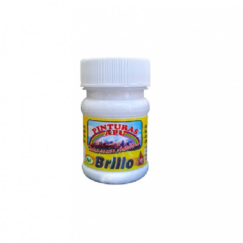 Pintura apu con brillo 30ml blanco 1a - Papelera del Oriente ...