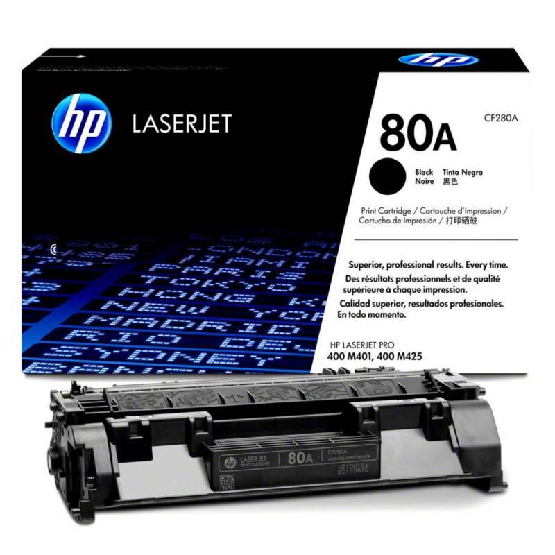 Toner hp 80 a cf280a - Papelera del Oriente | Especialista en Papeles