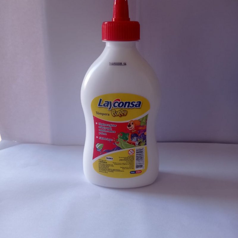 Tempera layconsa puppy x 250 cc blanca c/dispensador - Papelera del ...