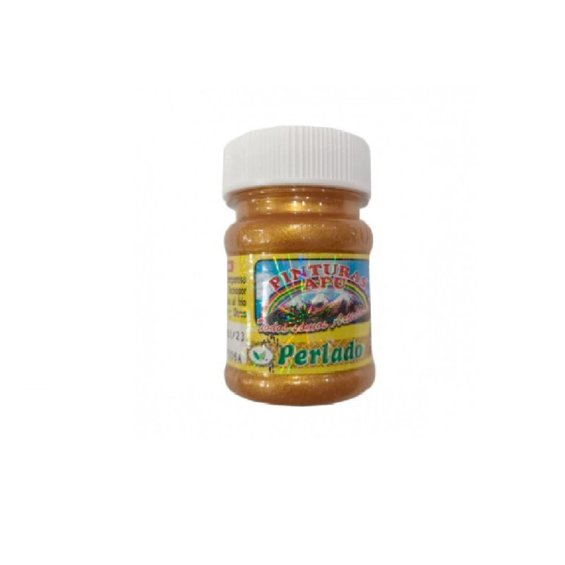 Pintura apu con brillo 30ml perlada dorado claro 308a - Papelera del ...