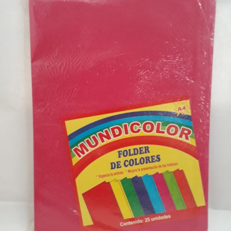 Folder a4 manila de color - fucsia - Papelera del Oriente ...