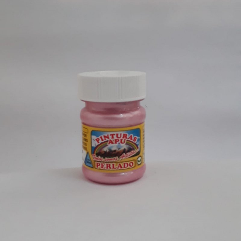 Pintura apu con brillo 30ml perlada rosado 312a - Papelera del Oriente ...