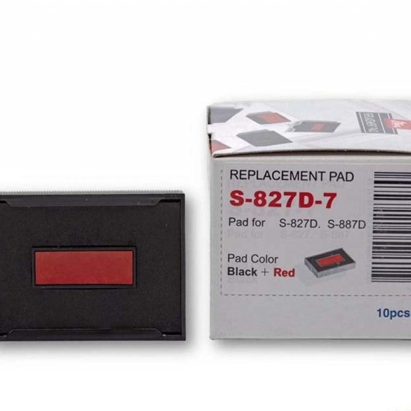 Almohadilla shiny para sello s-827d negro/rojo - Papelera del Oriente ...