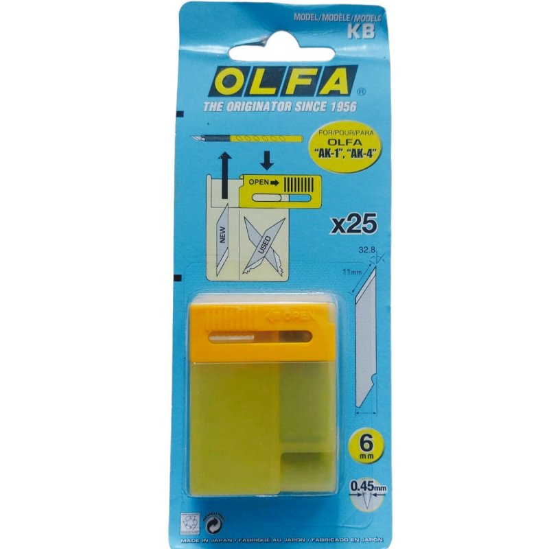 Repuesto olfa cuchilla kb x 25 85238 - Papelera del Oriente | Especialista en Papeles