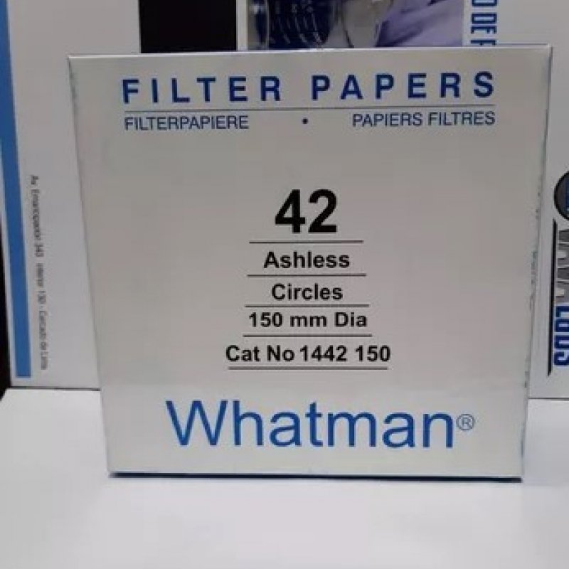 Papel filtro whatman n° 12 150 mm cja x 100 - Papelera del Oriente ...