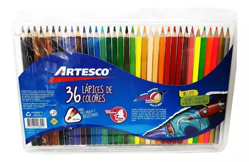 Colores artesco triang larg 4mm x 36 - Papelera del Oriente ...