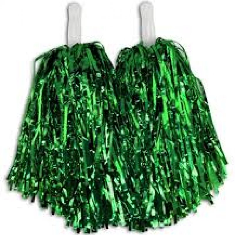 Pompones d'luxe color verde metalico - Papelera del Oriente ...