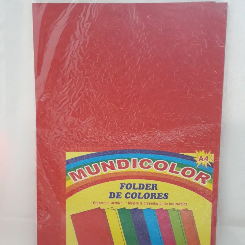 Folder a4 manila de color - rojo - Papelera del Oriente | Especialista ...