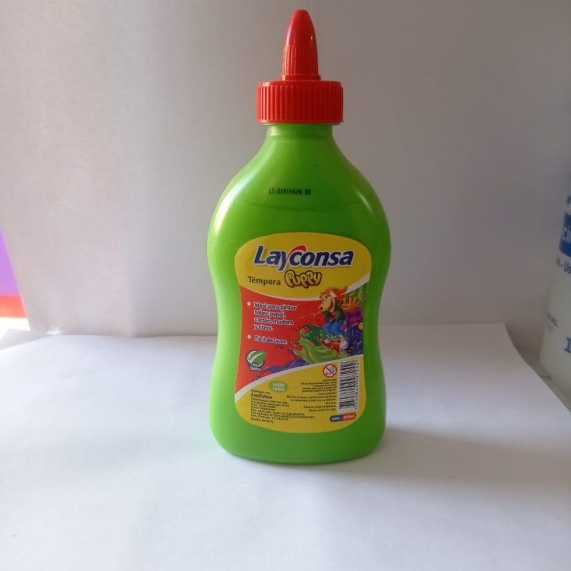 Tempera layconsa puppy x 250 cc verde limon c/dispensador - Papelera ...